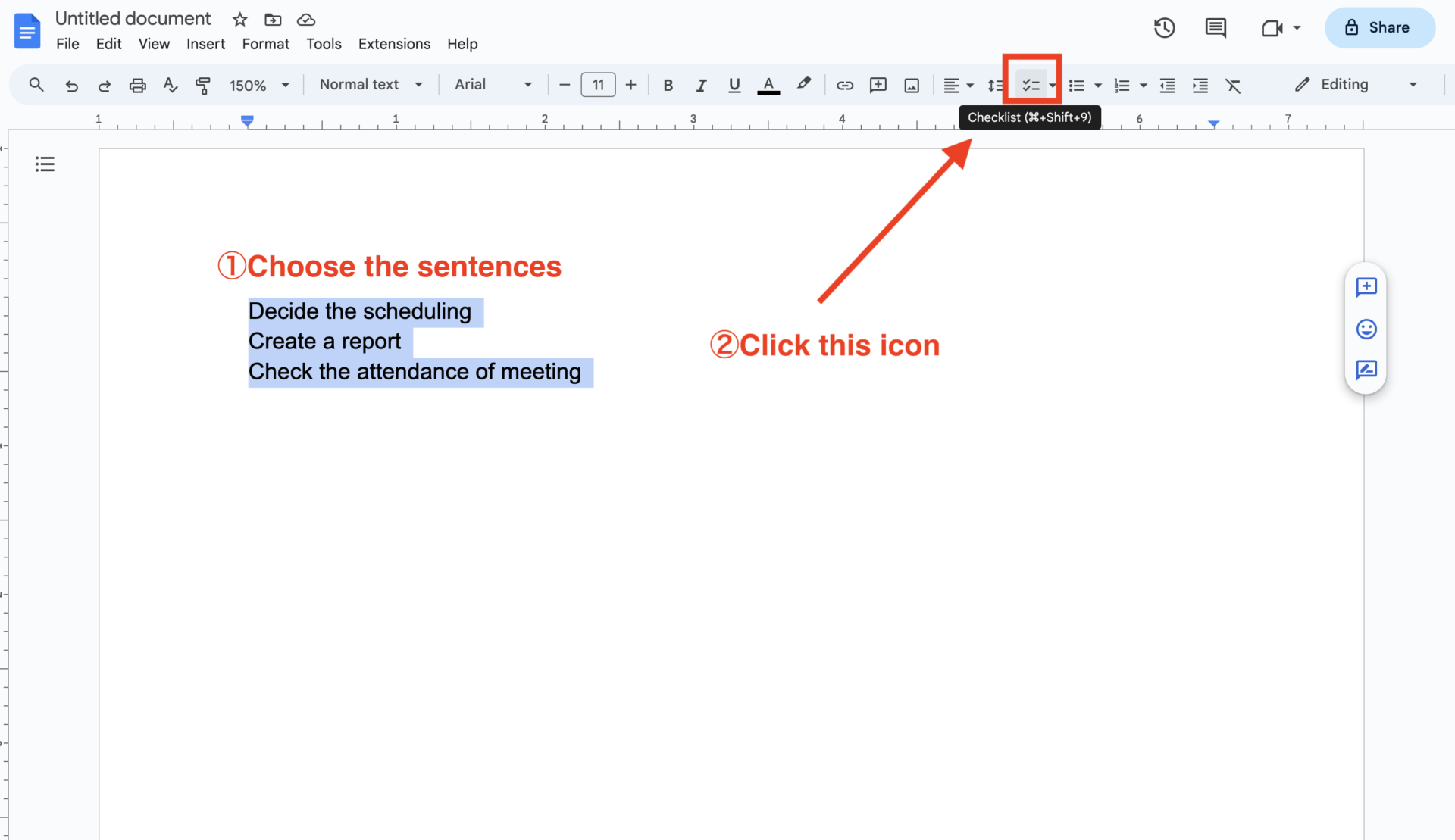How to make a Google Docs checklist – Business Improvement and ...
